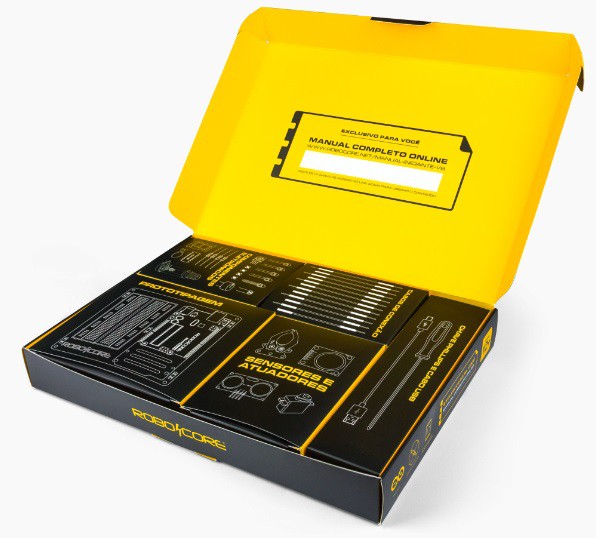 Kit Iniciante V8 Para Arduino Com Placa Uno R3 Robótica Educacional Planeta Pedagógico
