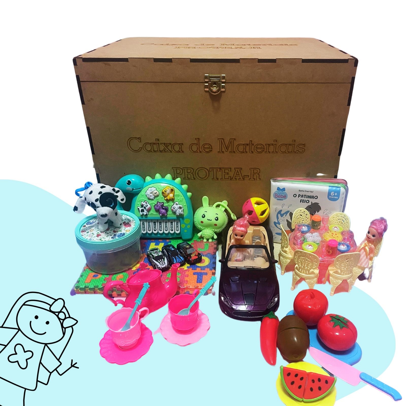 Caixa de Materiais PROTEA-R - Avaliação do Transtorno do Espectro Auti ...