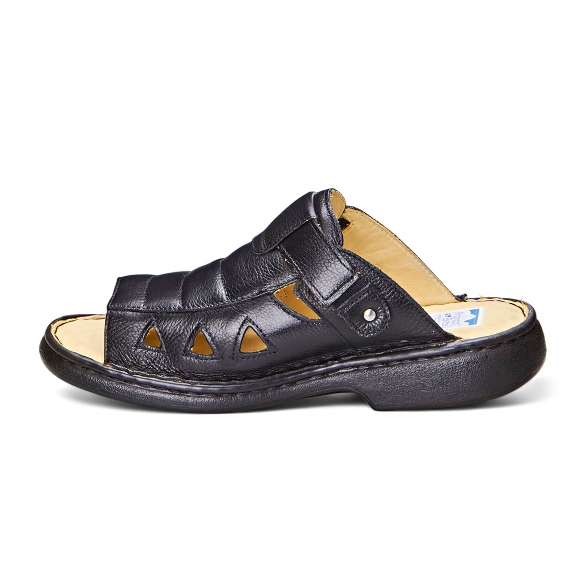 SANDÁLIA CHINELO MASCULINO ORTOPEDICO CONFORT COURO LEGÍTIMO SUPER ...