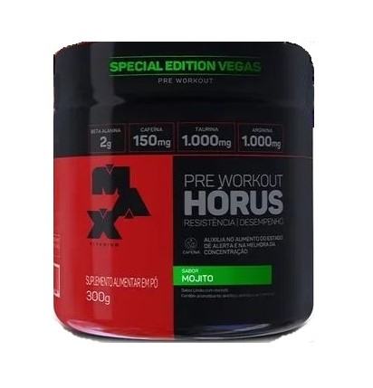 Hórus Pré Workout 300g - Max Titanium - CWB Suplementos - Loja de ...