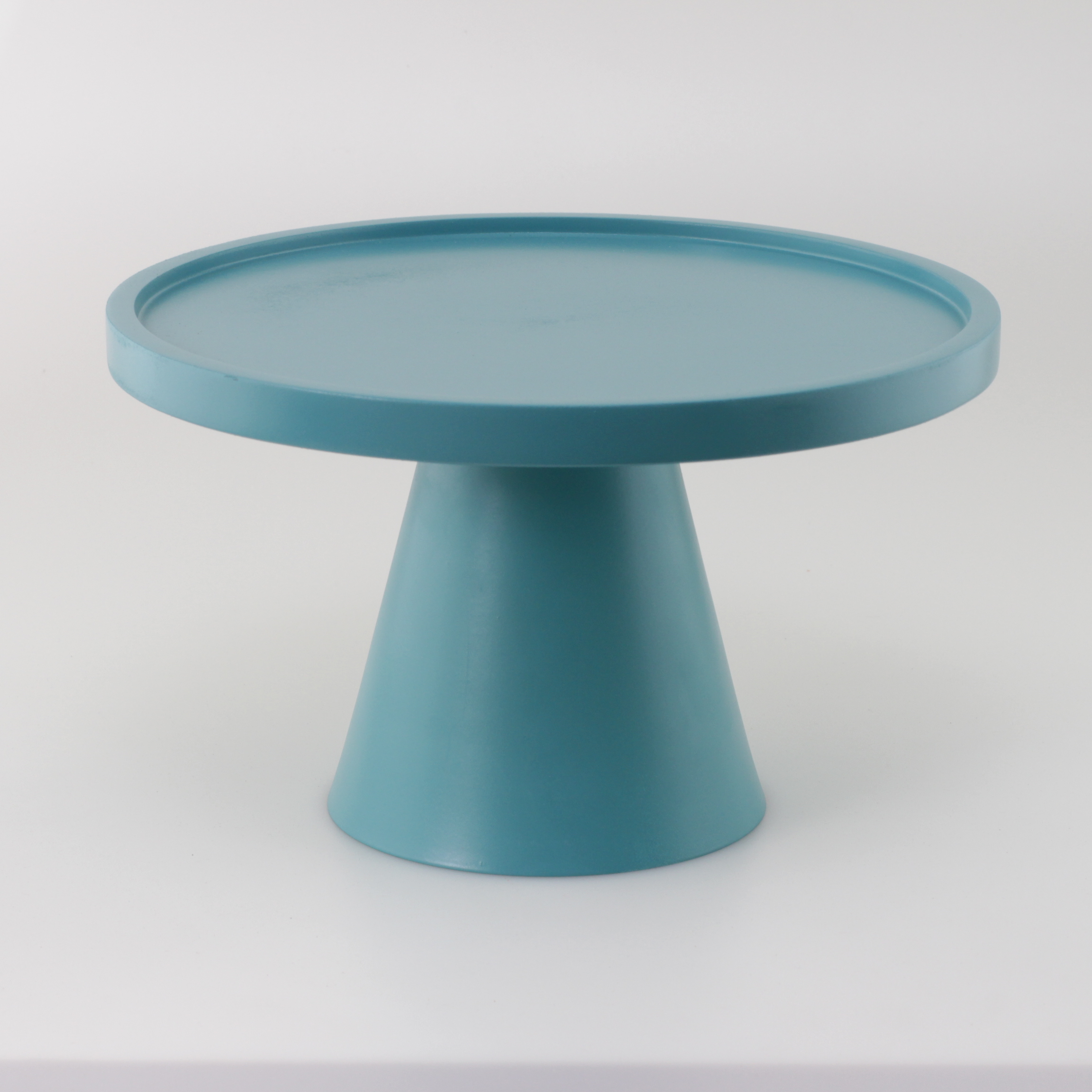 Boleira de MDF Laqueado Azul Turquesa Decoratta - Marmelo Casa e Decoração