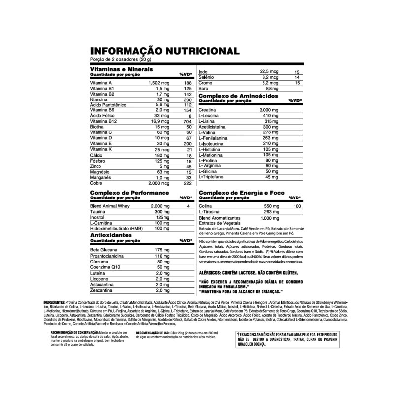 ANIMAL PAK POWDER STRAWBERRY WATERMELON - 600G UNIVERSAL NUTRITION ...