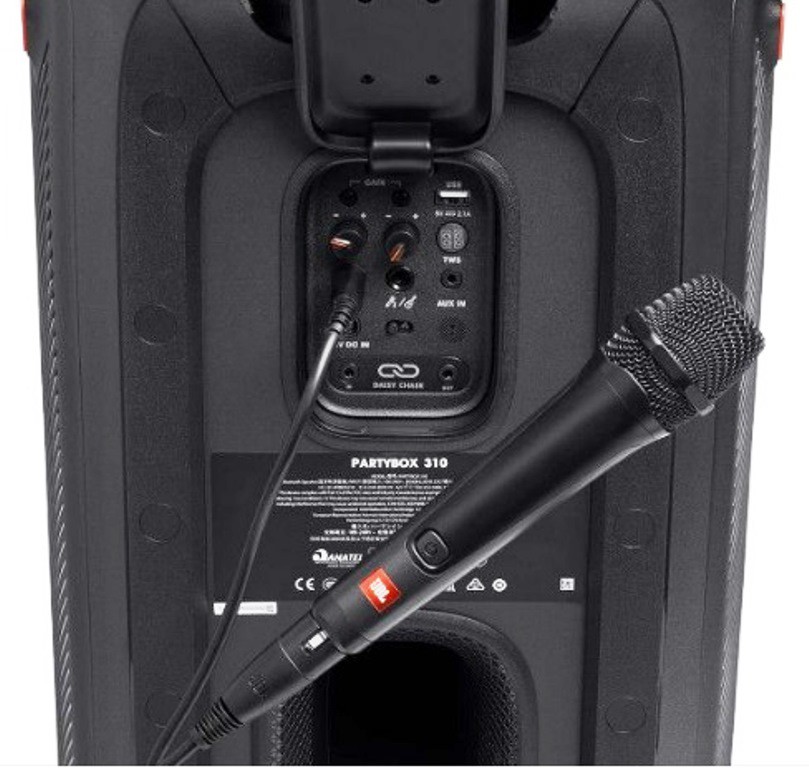Caixa De Som Jbl Party Box 310 240w+2 Microfones JBL Karaokê - SAID Som e Imagem