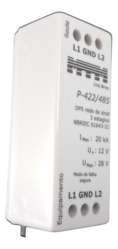 Protetor de Surto P-485 - Segurança para Redes RS-485 e Automação ...