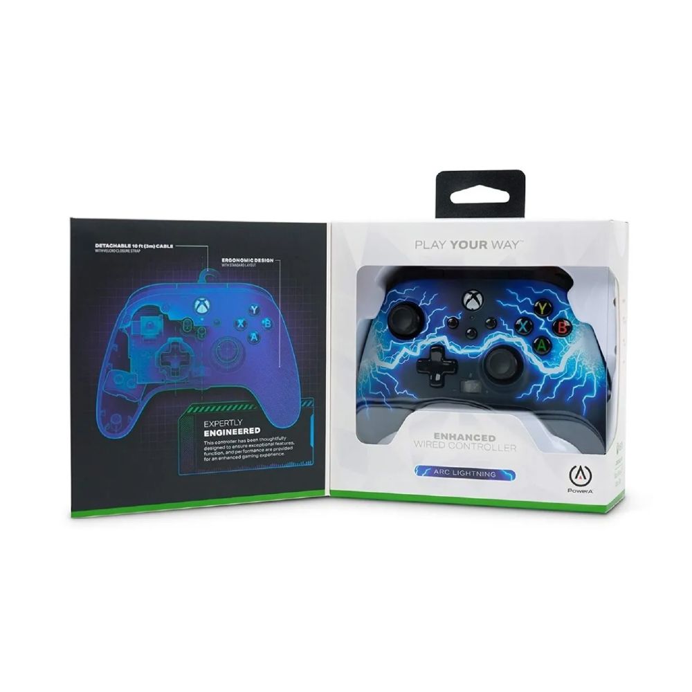 Controle PowerA Enhanced Wired Arc Lightning - Xbox - Xplace Games ...