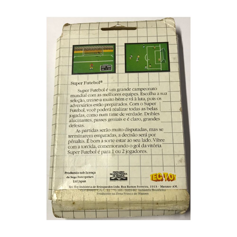 Jogo Super Futebol - Master System - Usado* - Xplace Games | Loja de ...