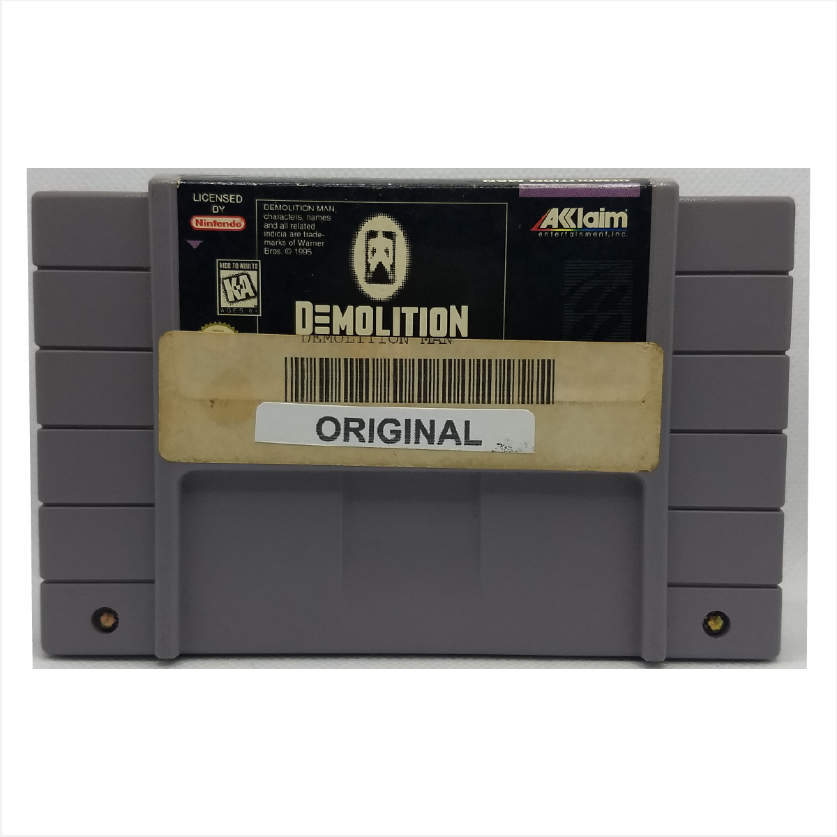 Jogo Demolition Man (Original) - Super Nintendo - Usado - Xplace Games ...