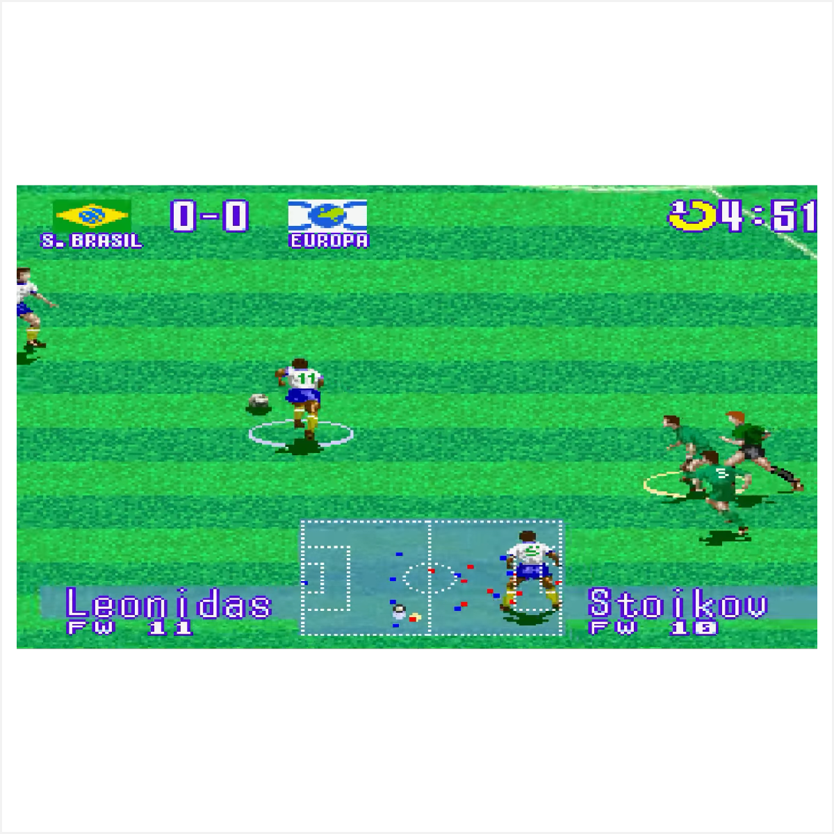 Jogo Ronaldinho Soccer 97 (Similar) - Super Nintendo - Usado - Xplace ...