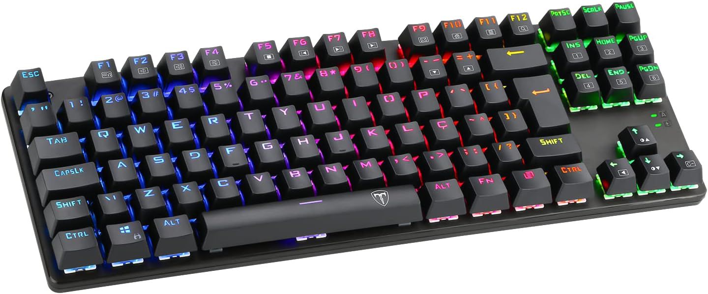 Teclado Gamer T-Dagger Bora V2 RGB Switch Brown (T-TGK315-BR) - Xplace ...