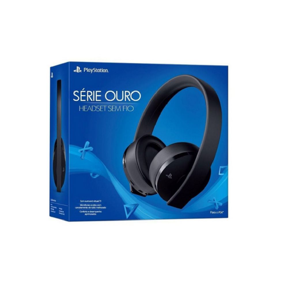 Headset Gamer Sony Série Ouro Sem Fio Ps4 E Ps4 Vr Xplace Games