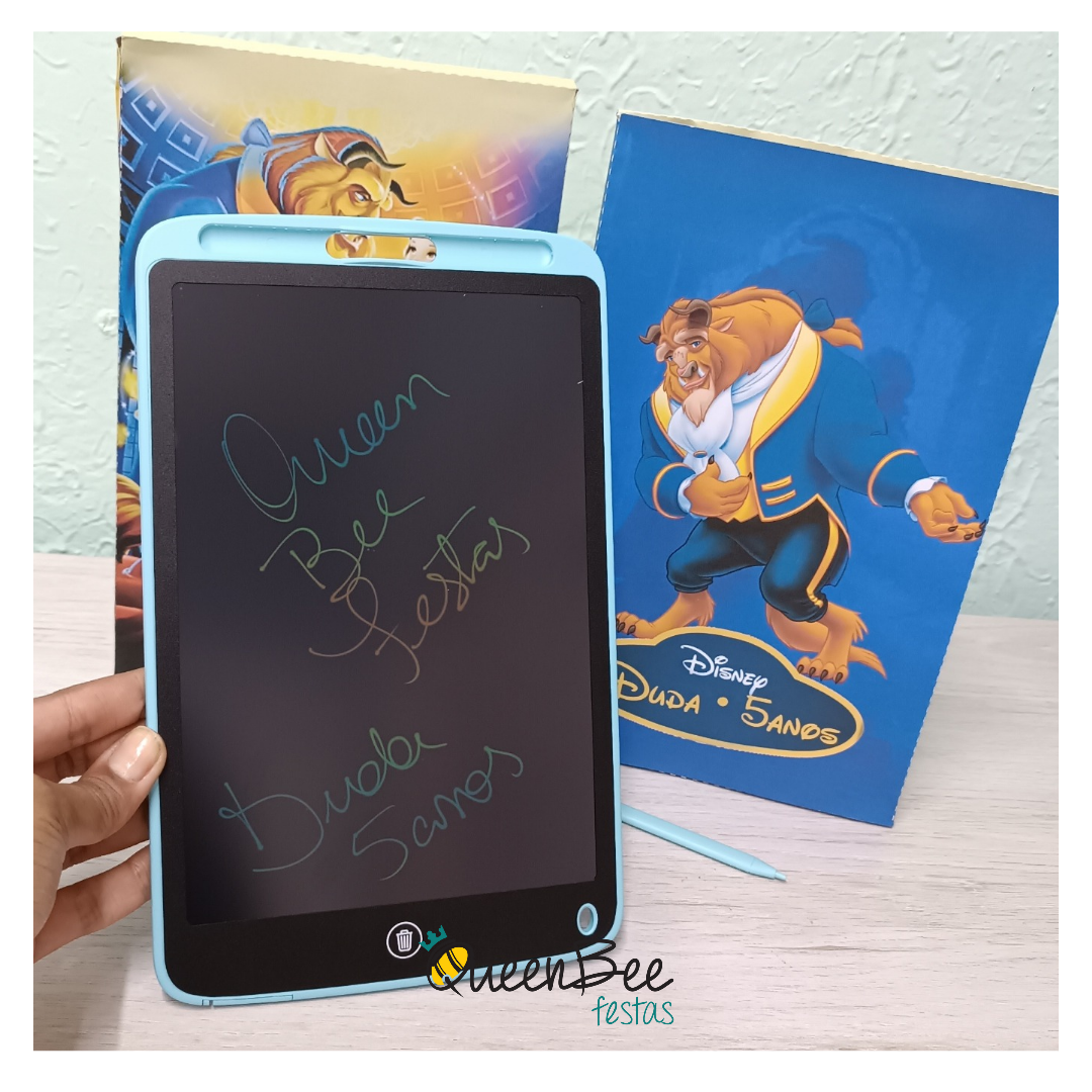 Tablet Mágico - A Bela e a Fera - Queen Bee Festas