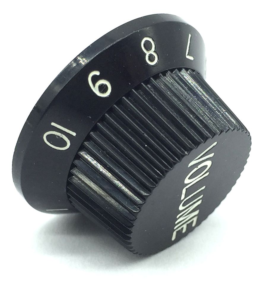 1 Knob Plástico VOLUME guitarra strato PST PRETO Unidade - Music ...