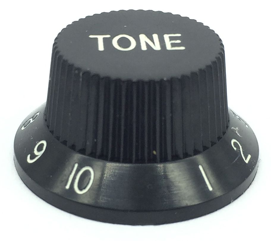 1 Knob Plástico TONE guitarra strato PST PRETO Unidade - Music ...