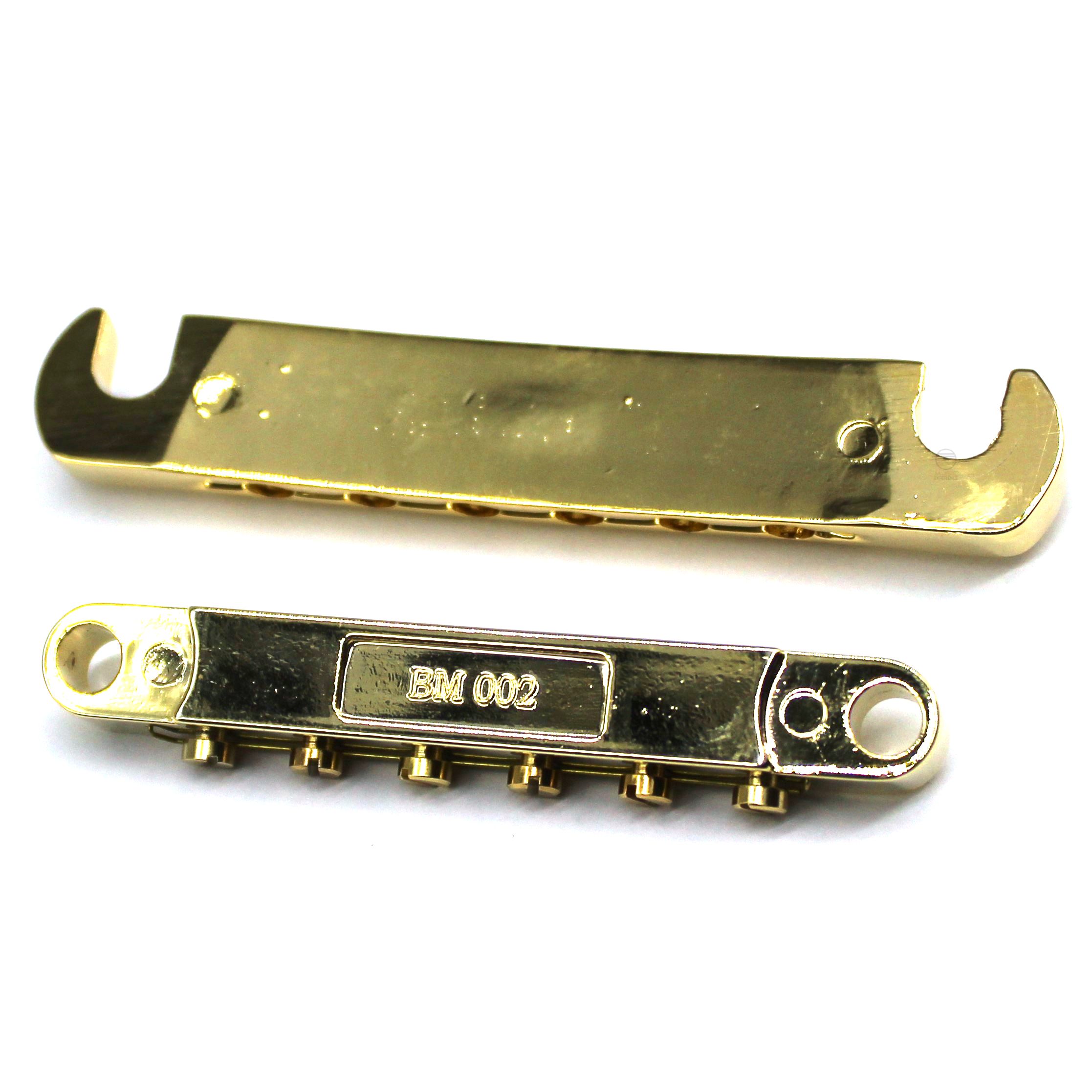 Kit Ponte tune-o-matic LP17 + stop bar LTZC guitarra Dourado - Music ...