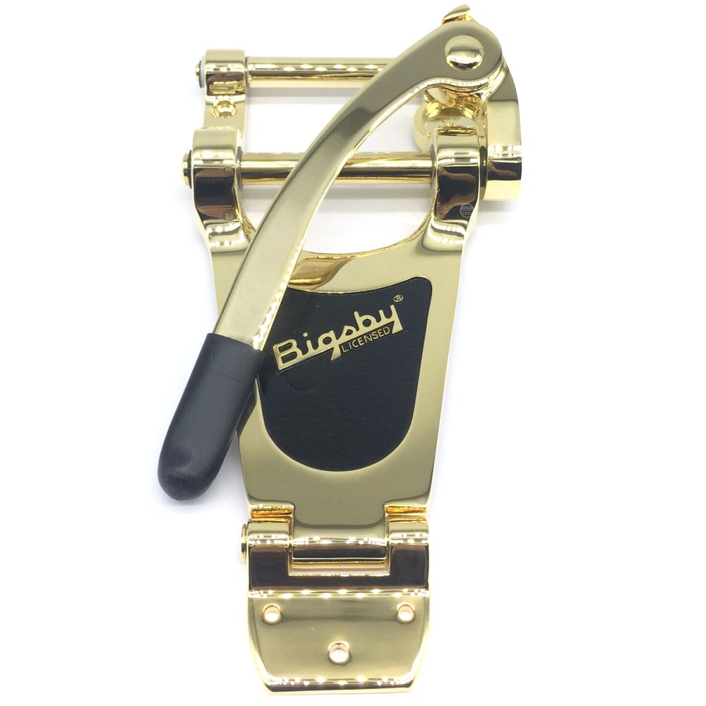 Ponte tremolo Bigsby B70 vibrato GOLD dourado para archtop - Music Experience. ACESSÓRIOS para ...