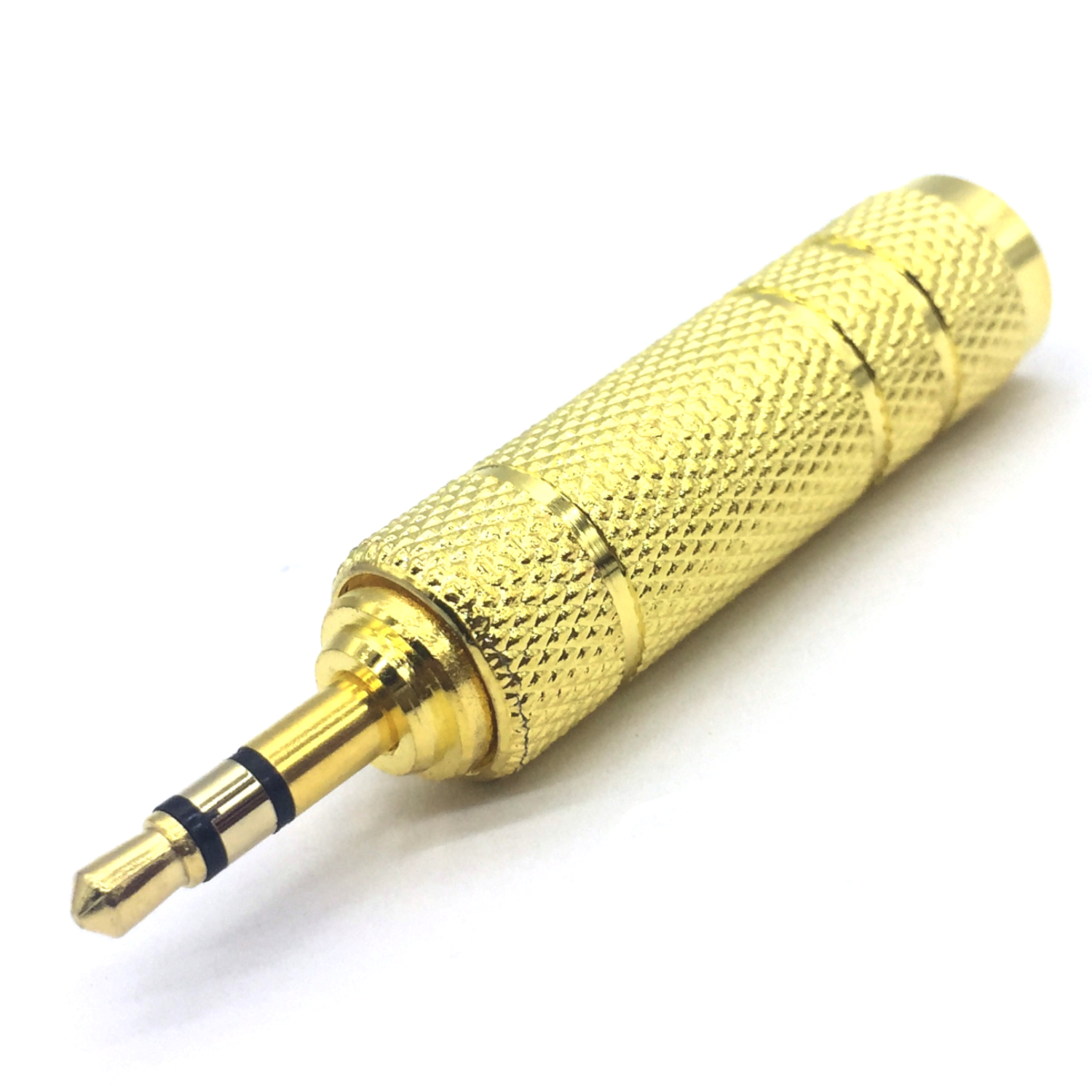 KIT 2 Plug adaptador conector p2 stereo dourado MXP ADP2S - Music ...