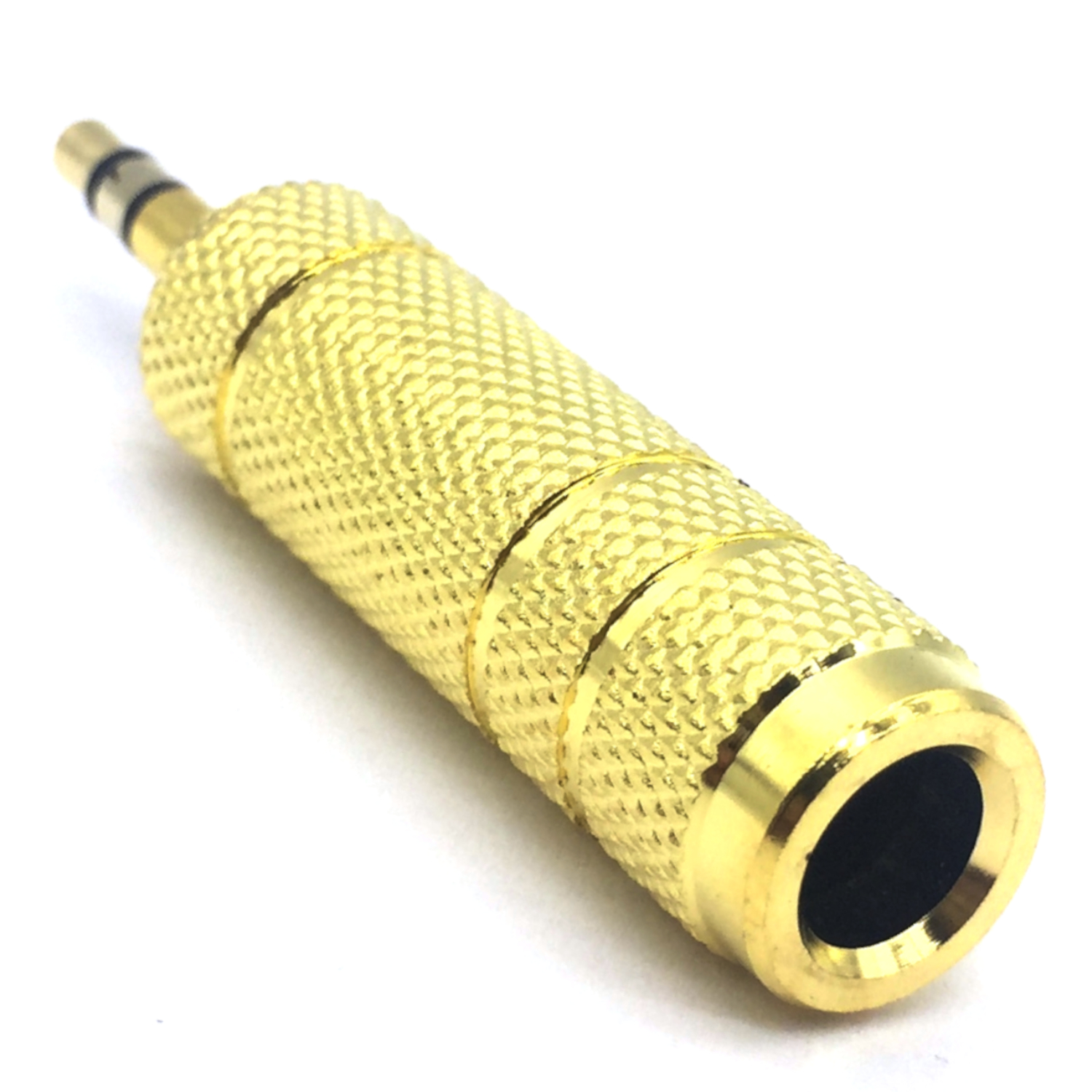 KIT 2 Plug adaptador conector p2 stereo dourado MXP ADP2S - Music ...