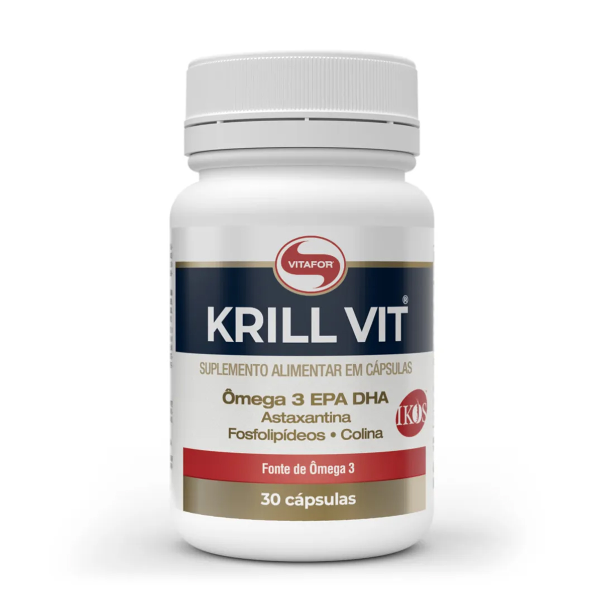 Kit 5 Krill Vit Vitafor Óleo de Krill 30 Cápsulas - Edin