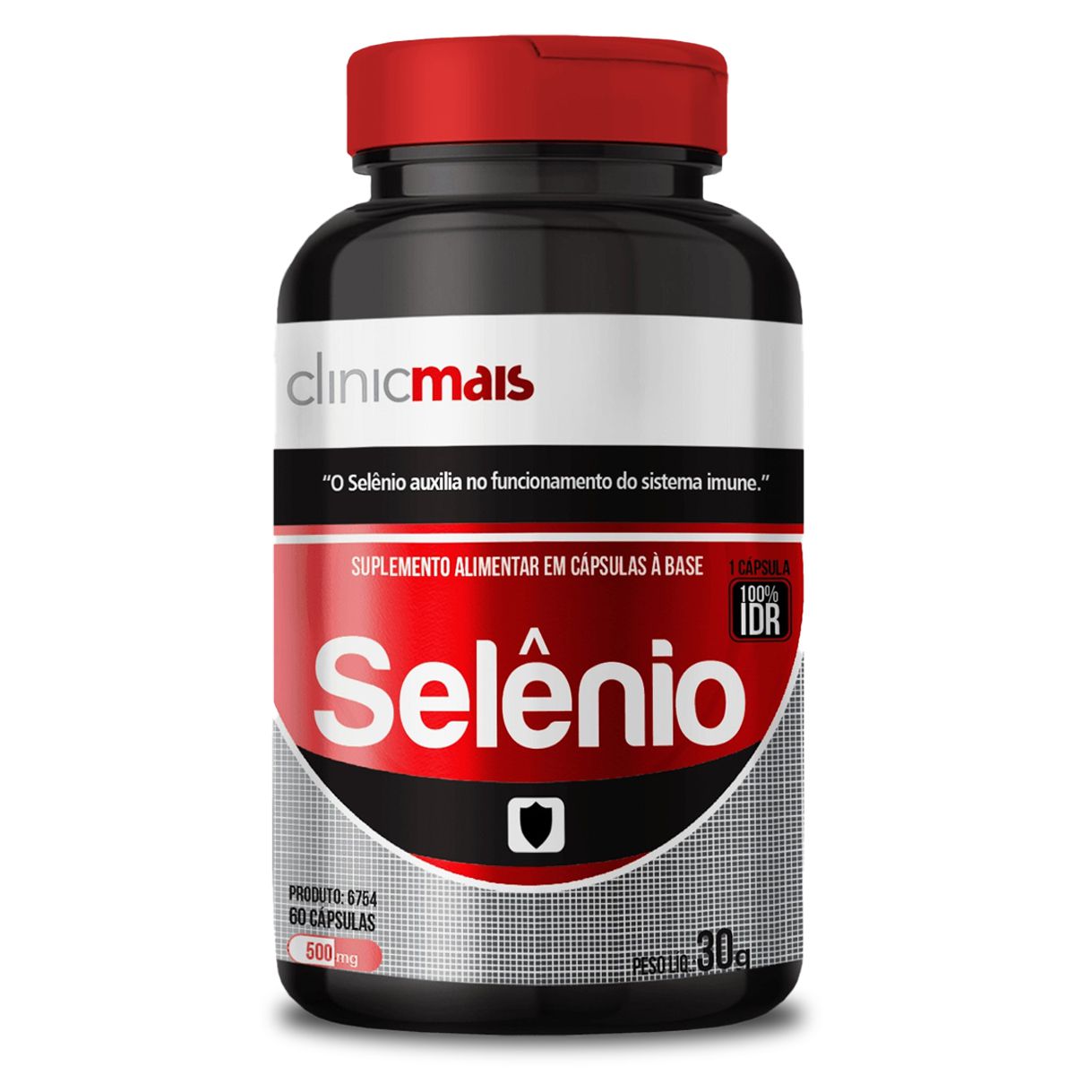 Kit 3 Selênio Clinic Mais 60 Cápsulas 500 mg - Edin