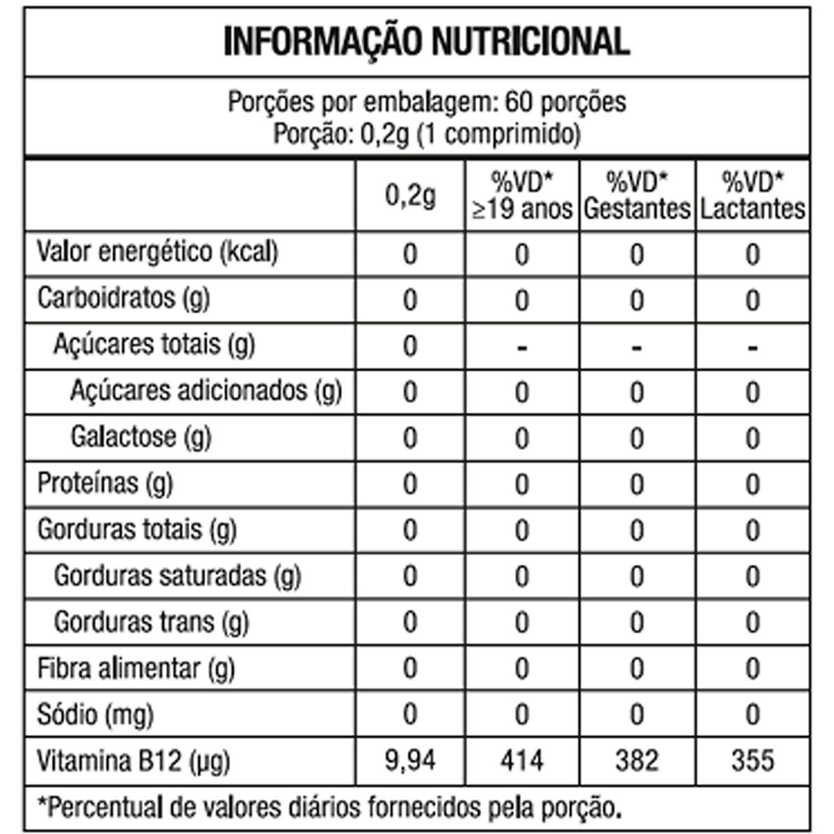 Vitamina B12 Maxinutri 60 Comprimidos Frutas Vermelhas - Edin