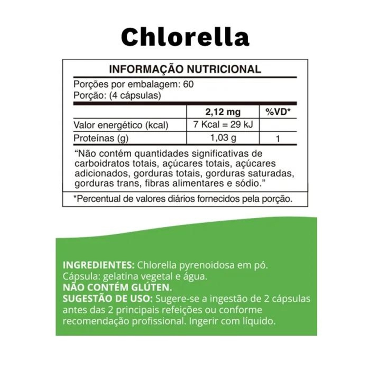 Chlorella Ocean Drop Vegana 240 Cápsulas - Edin