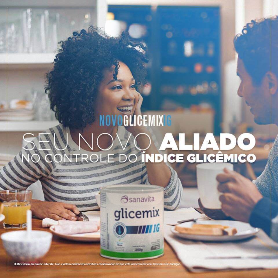 Kit 5 Glicemix IG Controlador Glicêmico Sanavita 250g - Edin