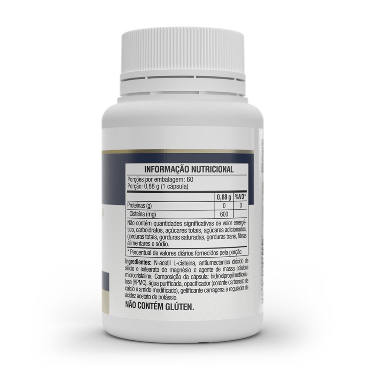 NAC Vitafor 60 Cápsulas | N-Acetil L-Cisteína 600mg | Kit 5 - Edin