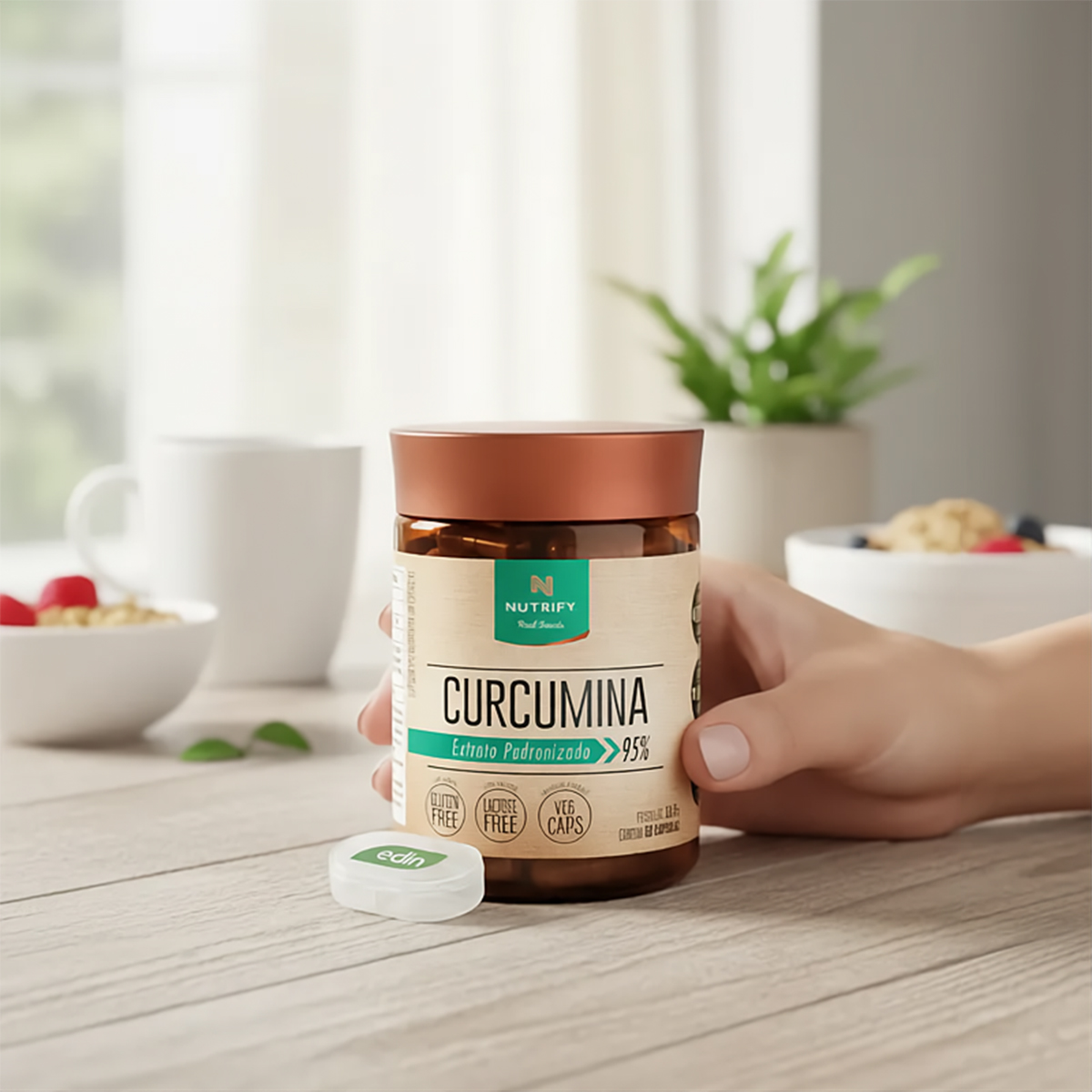 Kit 2 Cúrcuma Nutrify 30 Cápsulas - Edin