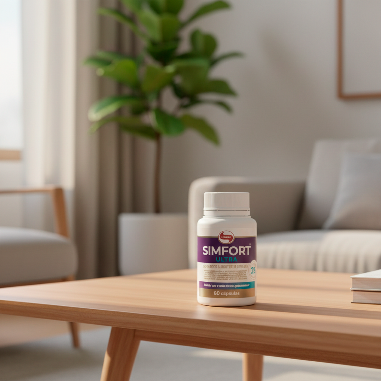 Simfort Ultra Vitafor 60 Cápsulas – 6 Cepas Probióticas e 29 Bilhões p ...