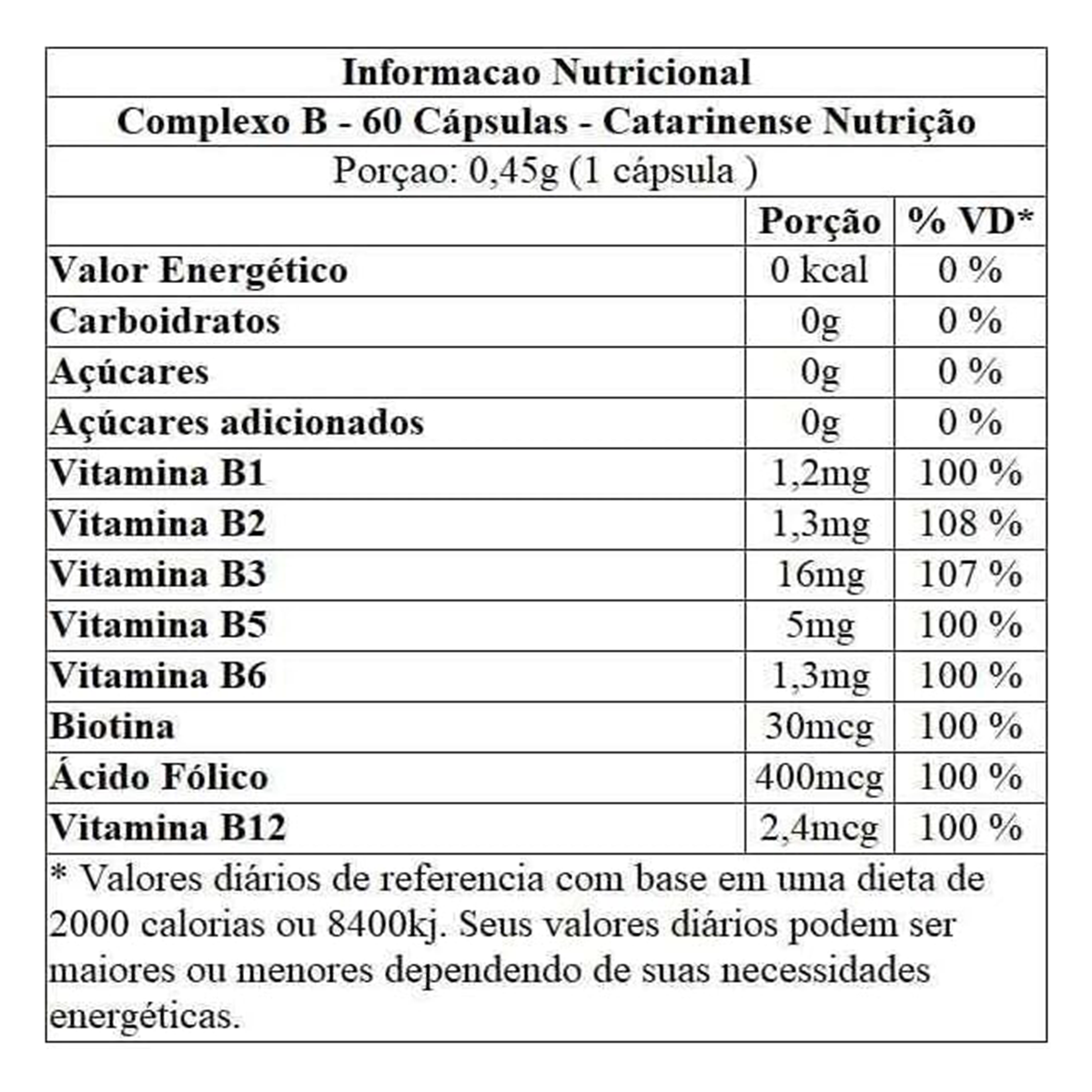 Kit 3 Complexo B Catarinense 60 Cápsulas - Edin