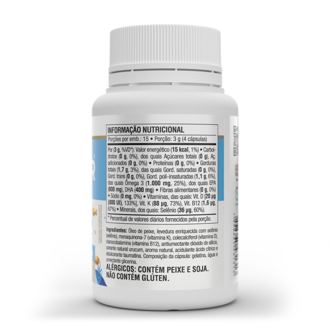 Ômegafor Family Ômega 3 Vitafor 60 cápsulas - Edin