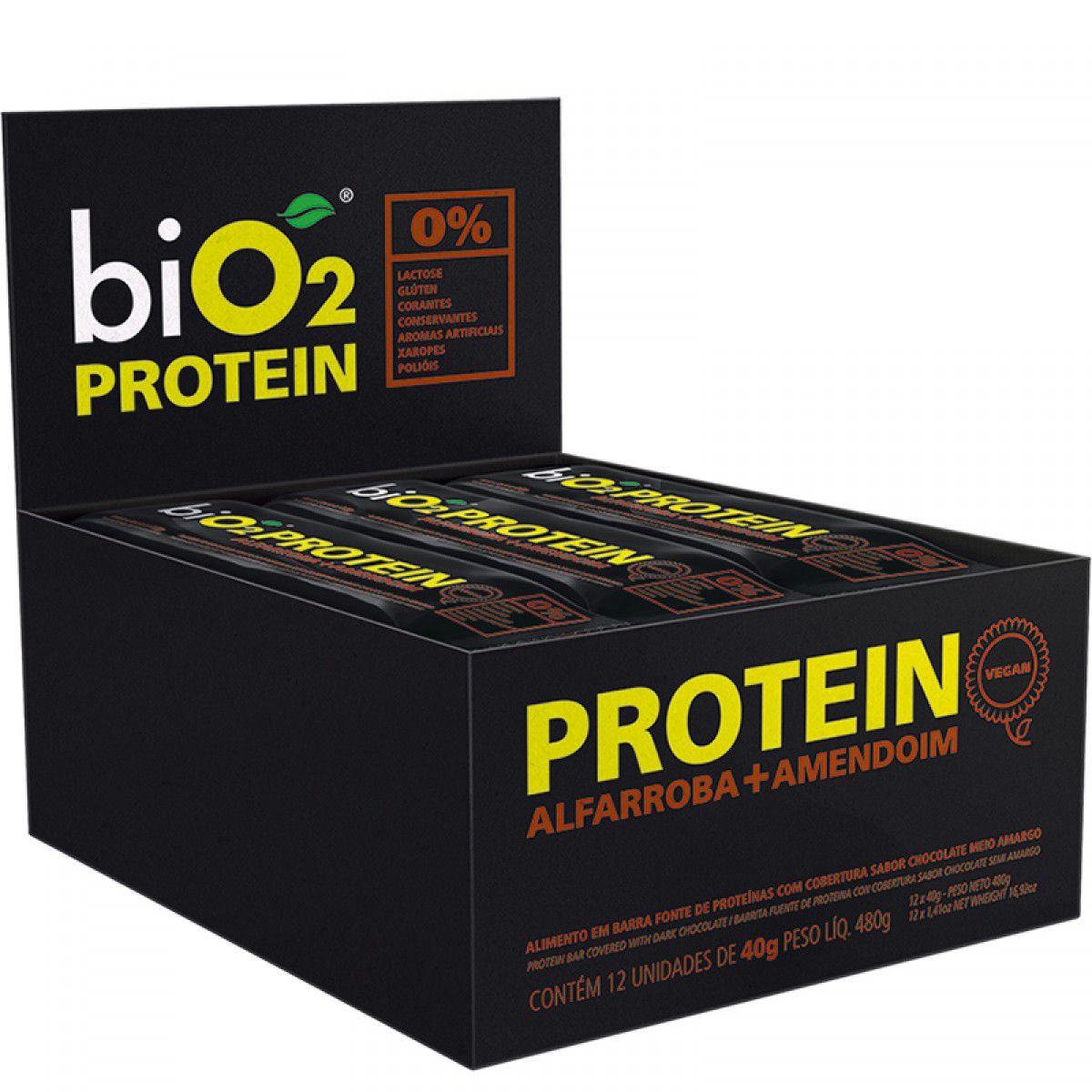 Protein Bar biO2 - Terra Viva Produtos Naturais Sem Glúten, Sem Lactose ...