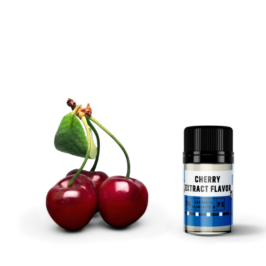 Aroma de Cherry Extract 10ml | TPA - AROMAS ALIMENTÍCIOS IMPORTADOS