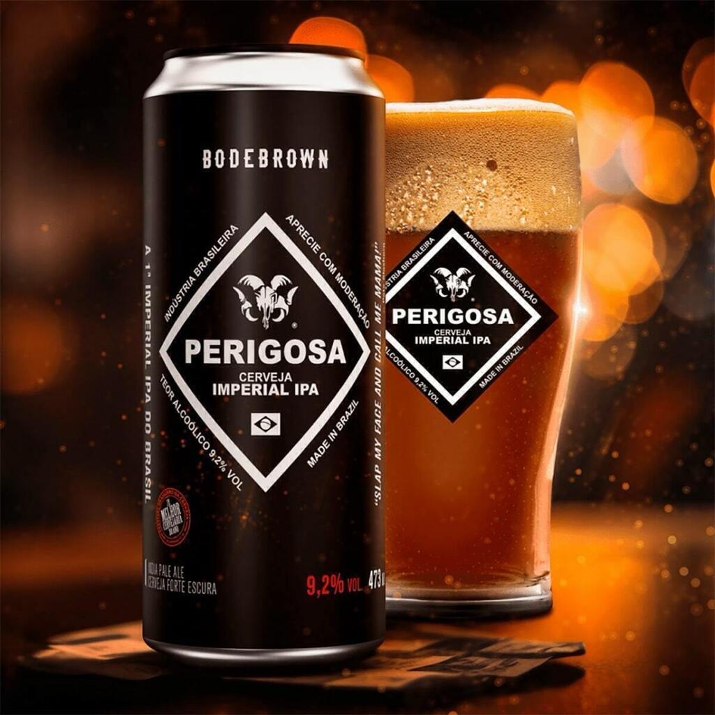 Cerveja Bodebrown Perigosa 473ml - Imperial IPA Premiada e Intensa ...