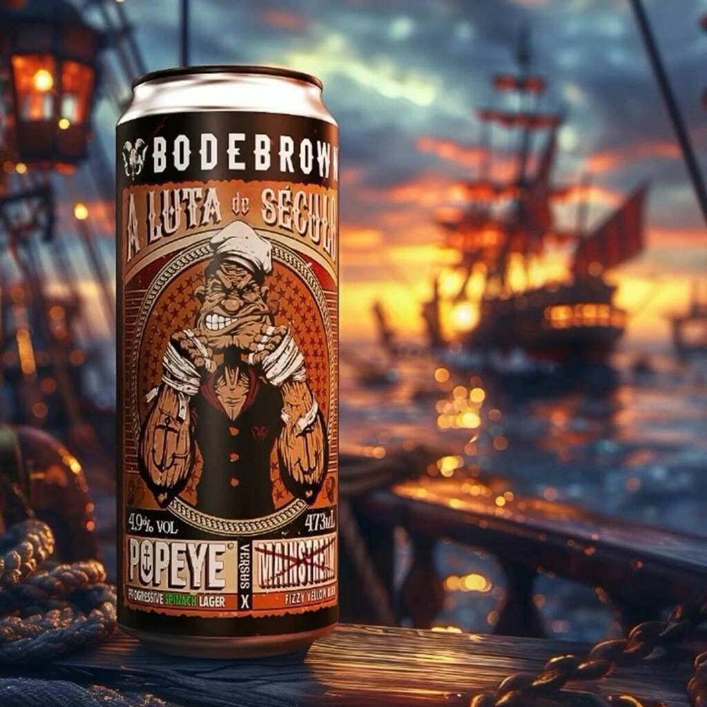 Cerveja Bodebrown Popeye German Lager 473ml - Lager Premium Refrescant ...