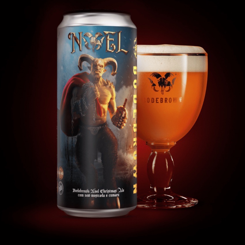 Cerveja Bodebrown Christmas Ale Krampus Du Noel 473ml Sabor Natalino ...