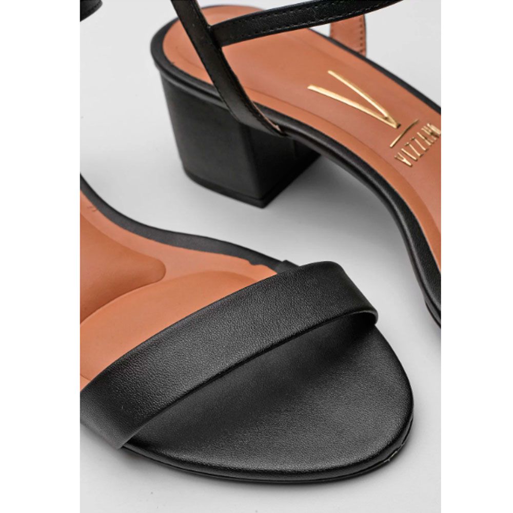 Sandália Vizzano Trend&comfy Salto Bloco Médio Gisele Básica - Amo Outlet