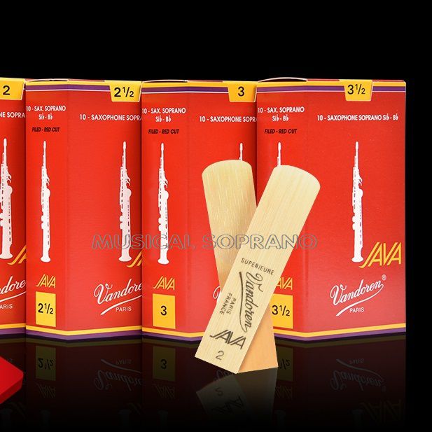 PALHETAS VANDOREN JAVA RED PARA SAX SOPRANO (CAIXA COM 10) - Musical ...