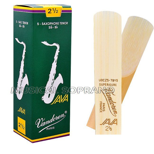 PALHETAS VANDOREN JAVA PARA SAX TENOR (CAIXA COM 5) - Musical Soprano