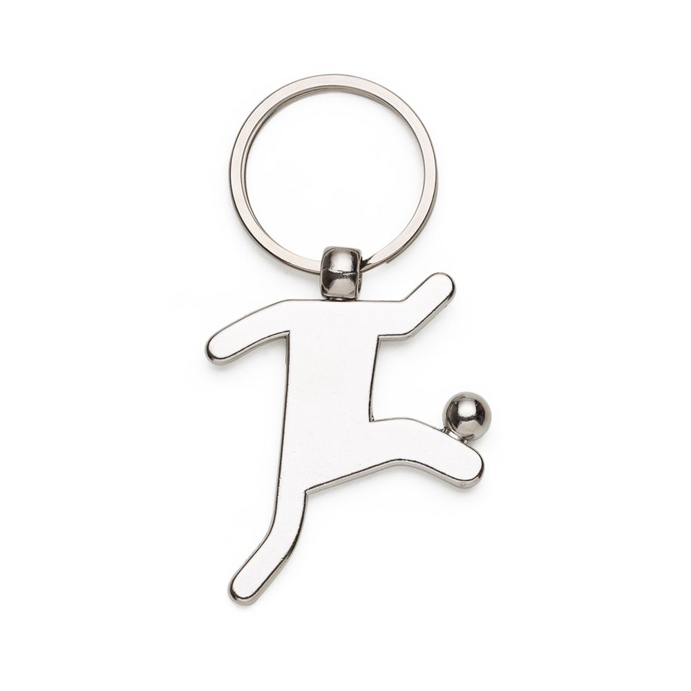 Chaveiro Metal Jogador. Cód. SK 9513 - Brindes Silk Gra