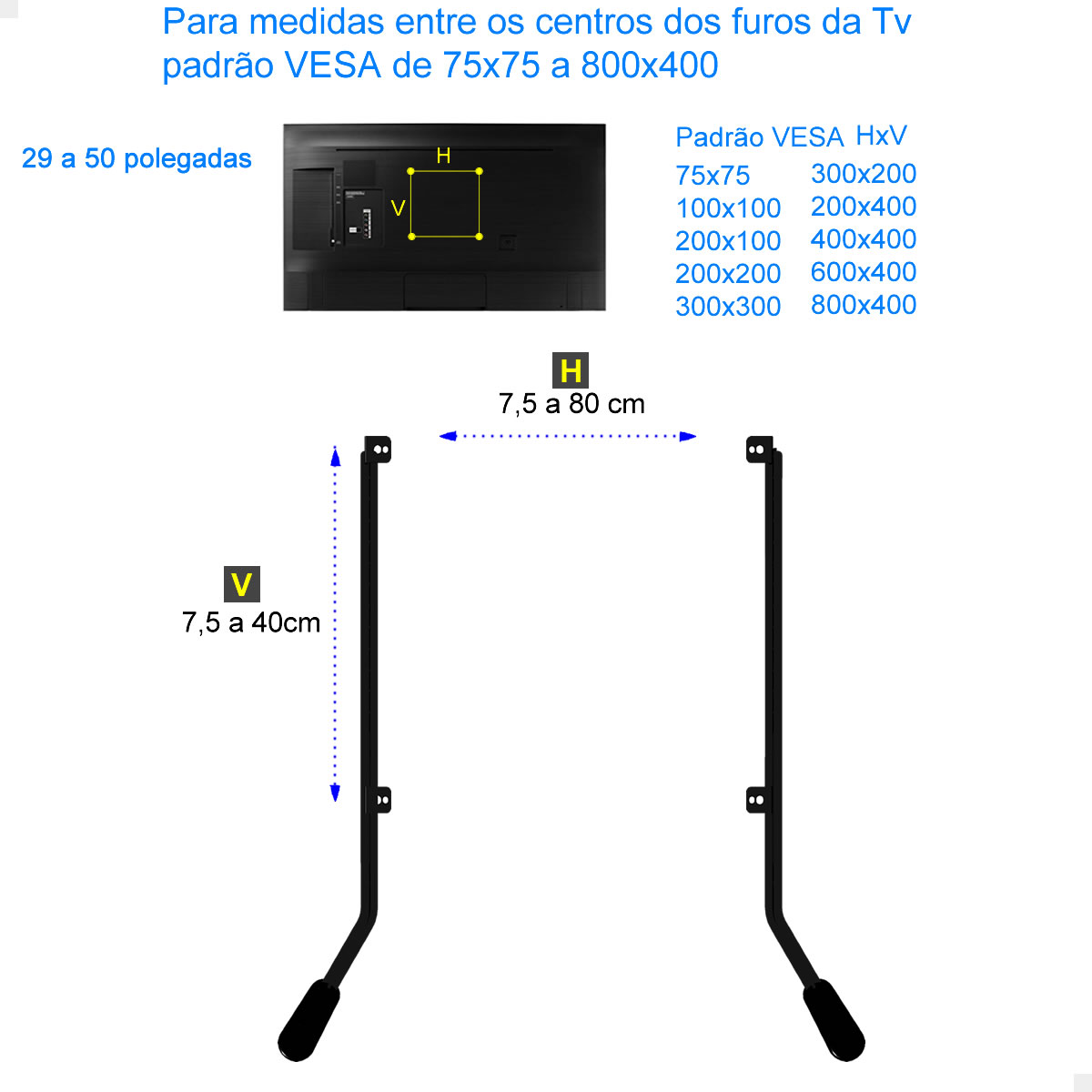 base para tv de mesa universal - Ped Tv