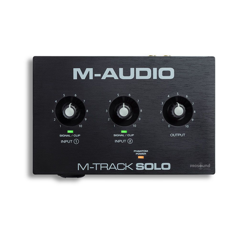 Interface de Áudio M-Audio Mtrack Solo - Prosound Soluções em Áudio ...