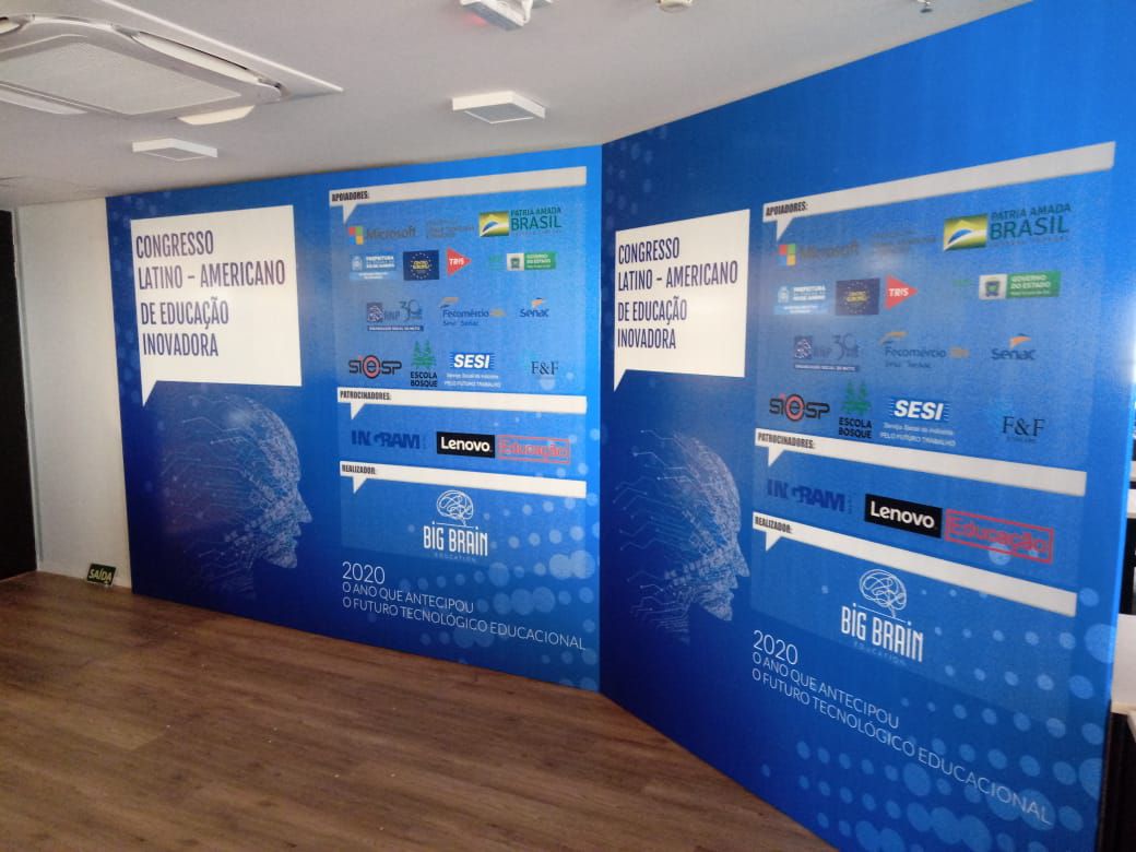 Locação de backdrop - Grafica Curitiba 41 3203-5019