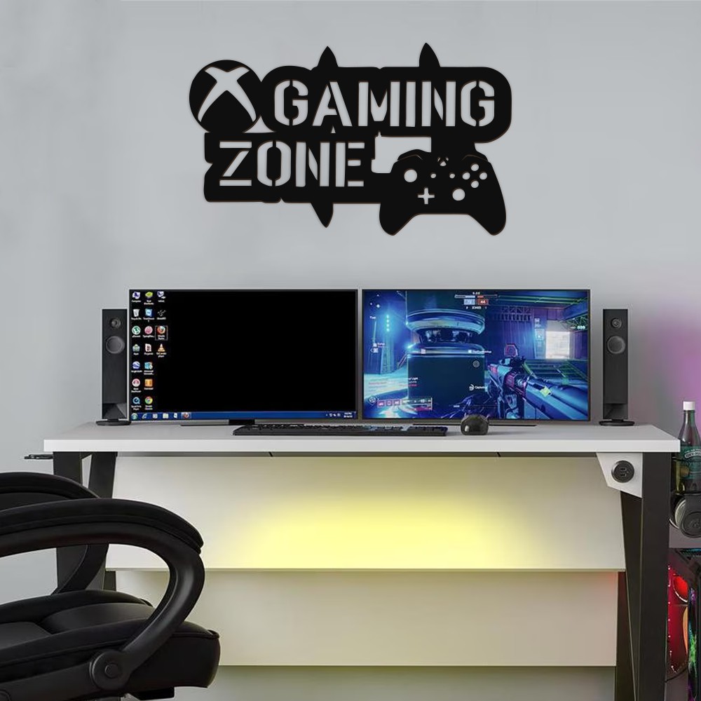 Aplique mdf - Gaming Zone Playstation|Xbox - Lumina Decor