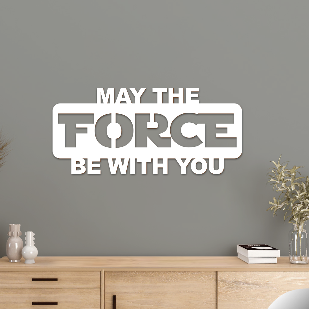 Quadro – May the Force be with you - Star Wars - Lumina Decor