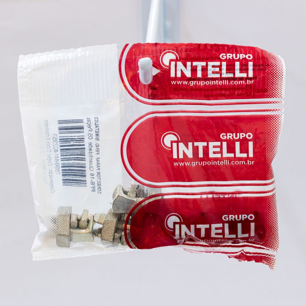 Conector Parafuso Fendido Bimetálico 25MM INTELLI PFB25- 5 PEÇAS ...