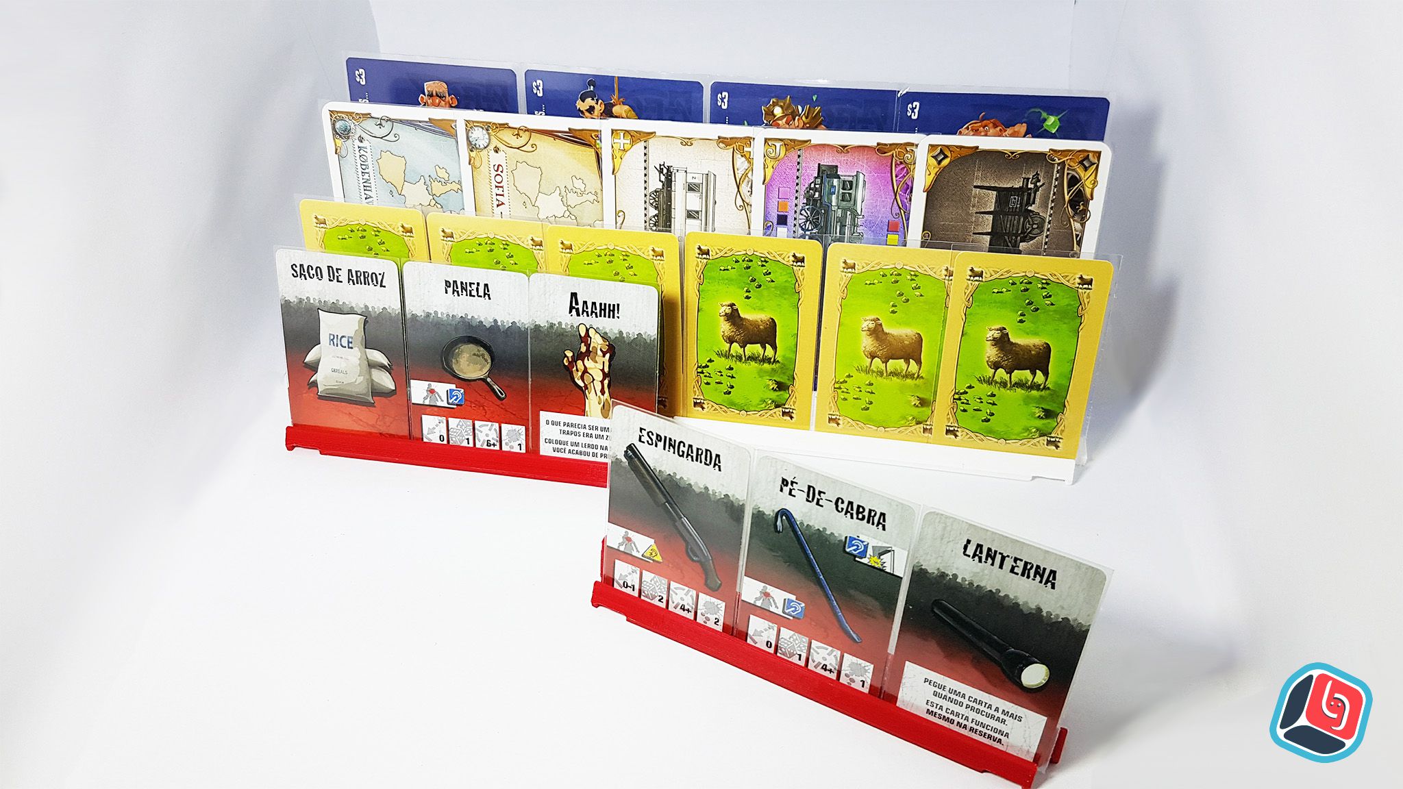Card Holder Modular - acessóriosBG - Impressões 3D para Board Games