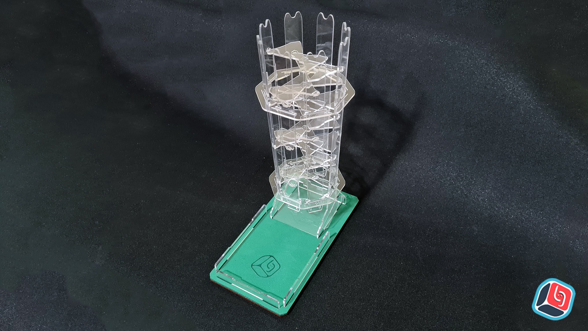 Crystal Dice Tower - acessóriosBG - Impressões 3D para Board Games