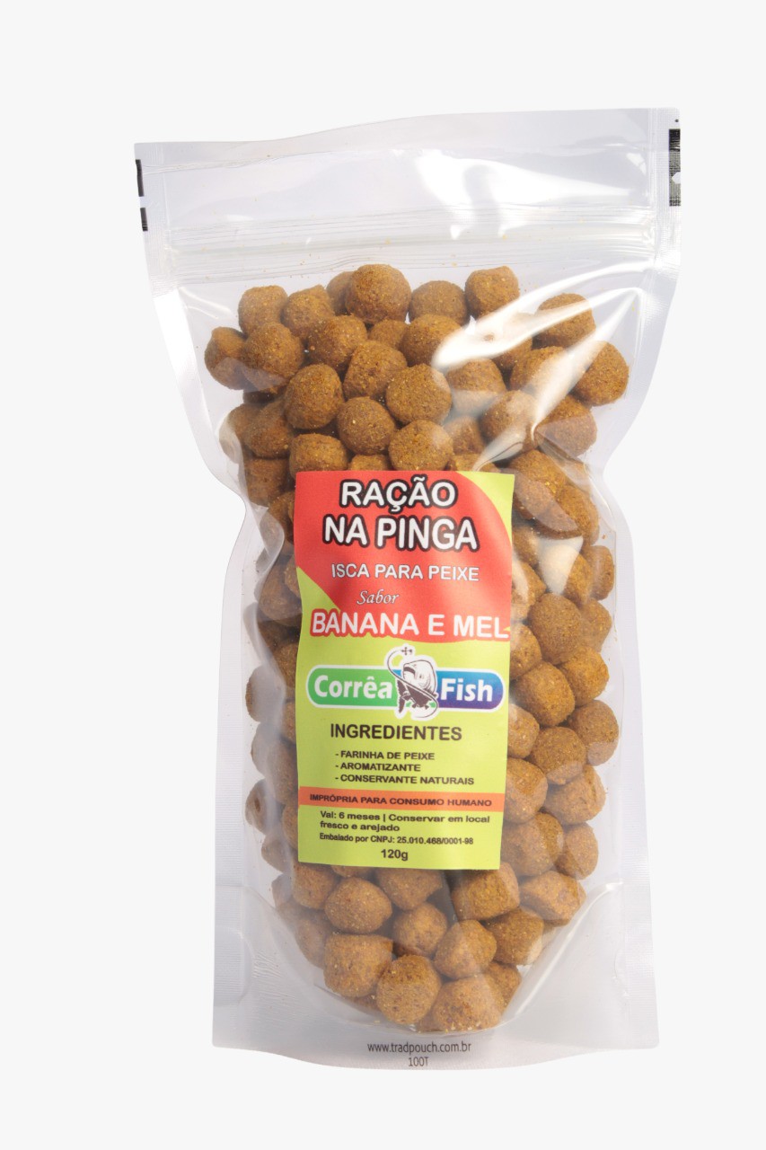 Ração na Pinga com Atrativo Correa Fish - Corrêa Fish