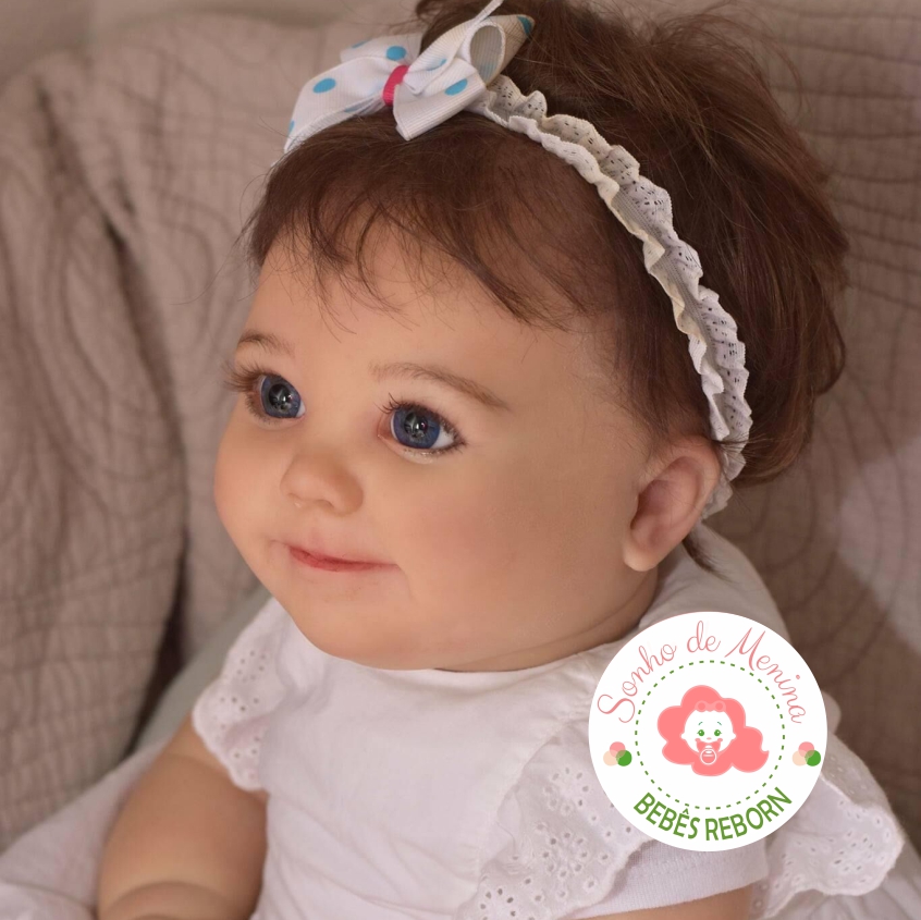 Bebê Reborn Kit June Awake Realborn - Sonho de Menina - Bebê Boneca Reborn